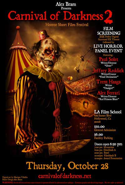 Carnival of Darkness Film Festival Showcases new horror! | HNN