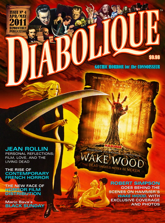 Diabolique Magazine announces issue 4 contents & cover | HNN