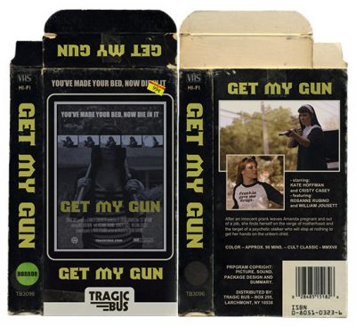 Tragic Bus releases GET MY GUN vhs box art! | HNN