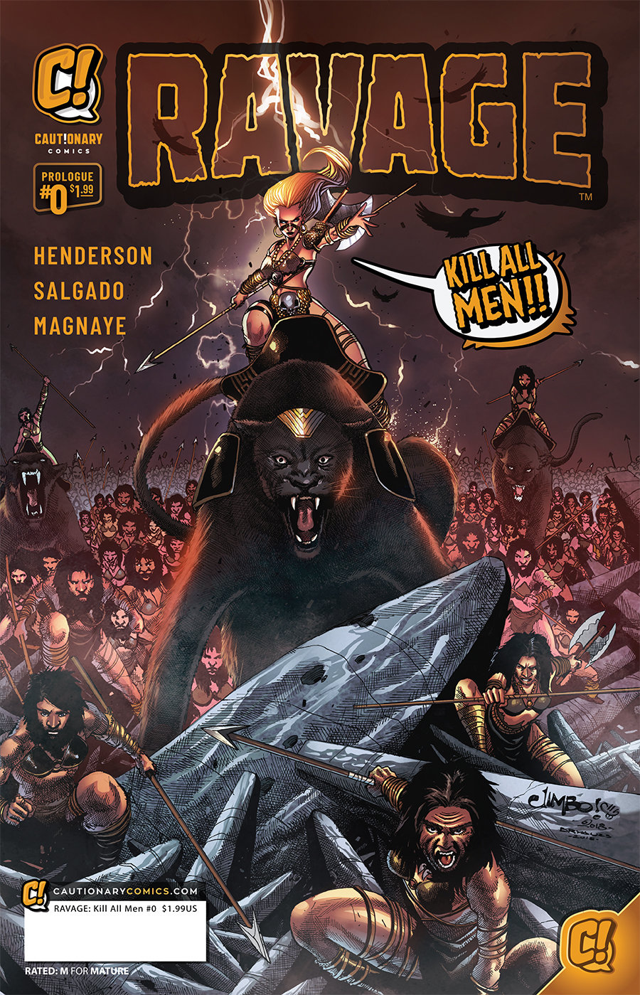 Cautionary Comics presents Ravage - Kill All Men!! On Sale May 24th | HNN