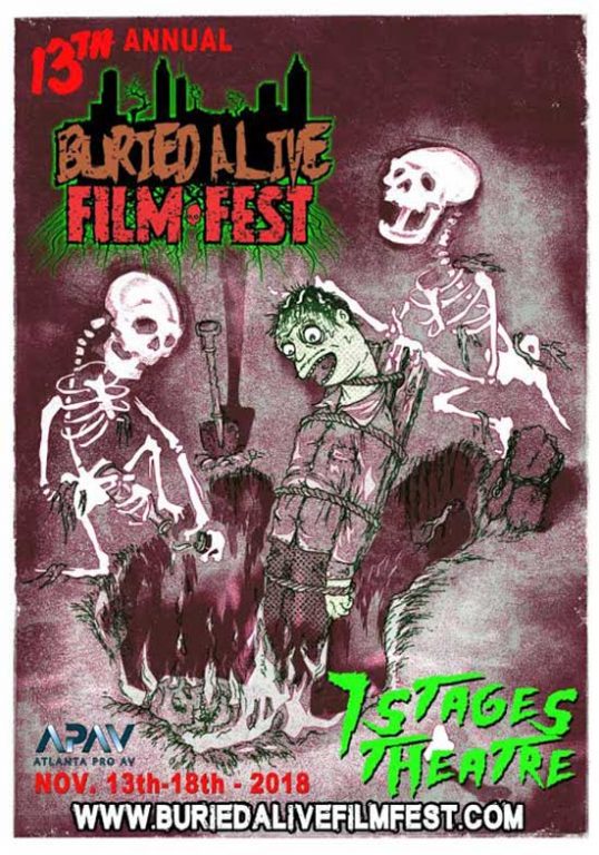 Buried Alive Film Festival 2018 Call for Submissions and New Poster | HNN