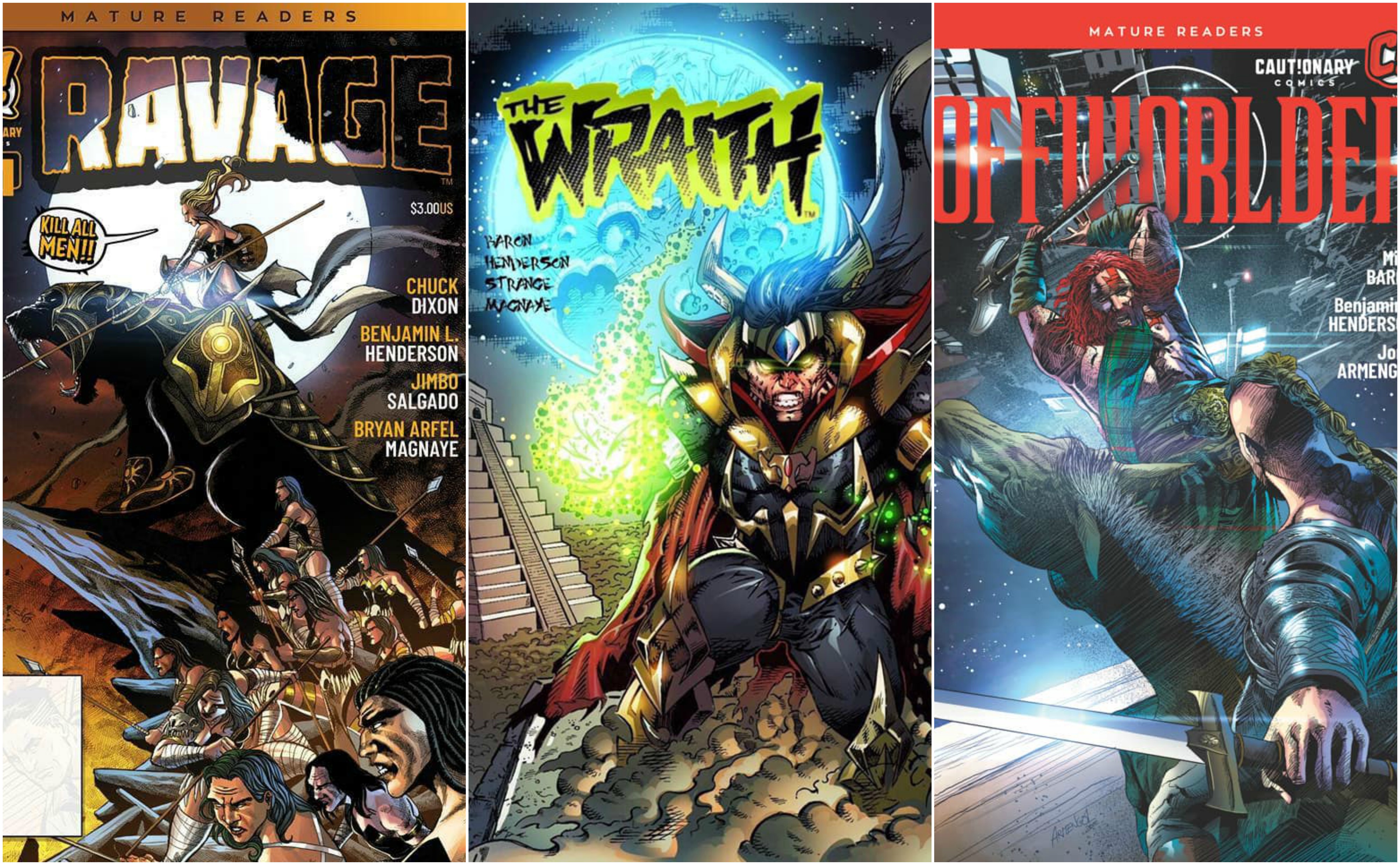 Fantastic Comic Book Team Creates Cautionverse! Fresh Characters! New ...