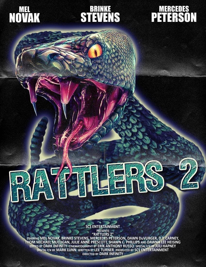 Dustin Ferguson’s thriller Rattlers 2 starring Mel Novak,Brinke Stevens ...