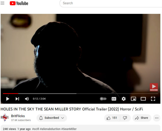 Marketing Journey: Holes In The Sky: The Sean Miller Story | HNN