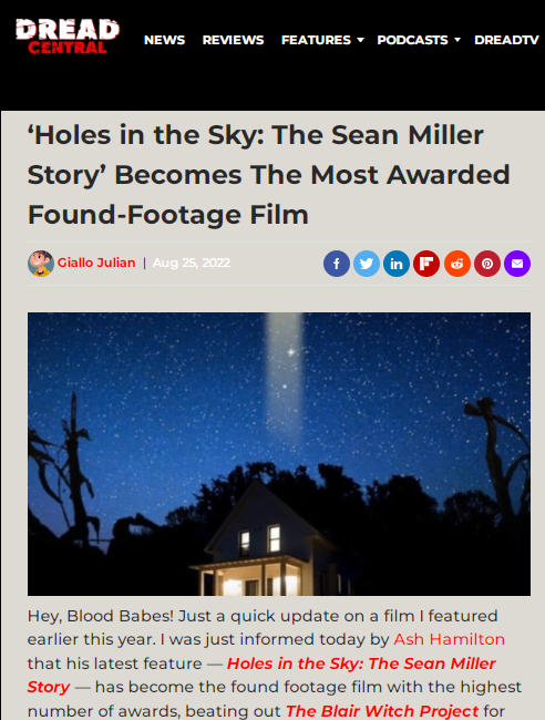 Marketing Journey: Holes In The Sky: The Sean Miller Story | HNN