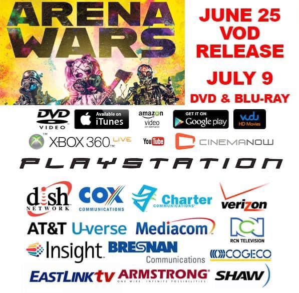 ARENA WARS June 25 VOD Release & July 9 DVD / Blu-ray | HNN