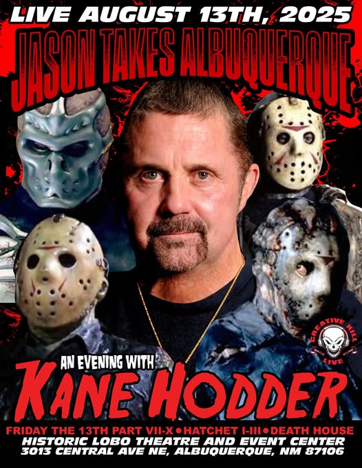 Jason Takes Albuquerque: An Evening with Kane Hodder on August 13th | HNN