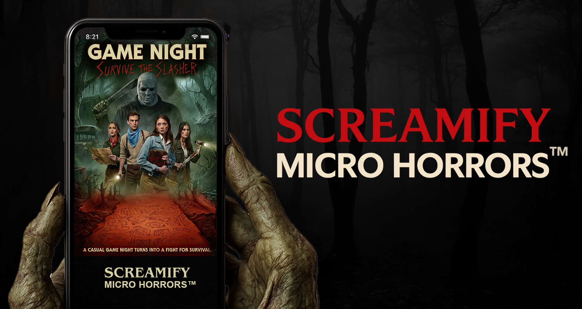 SCREAMIFY LAUNCHES GAME NIGHT — A 24-EPISODE SLASHER SERIES WHERE THE ...