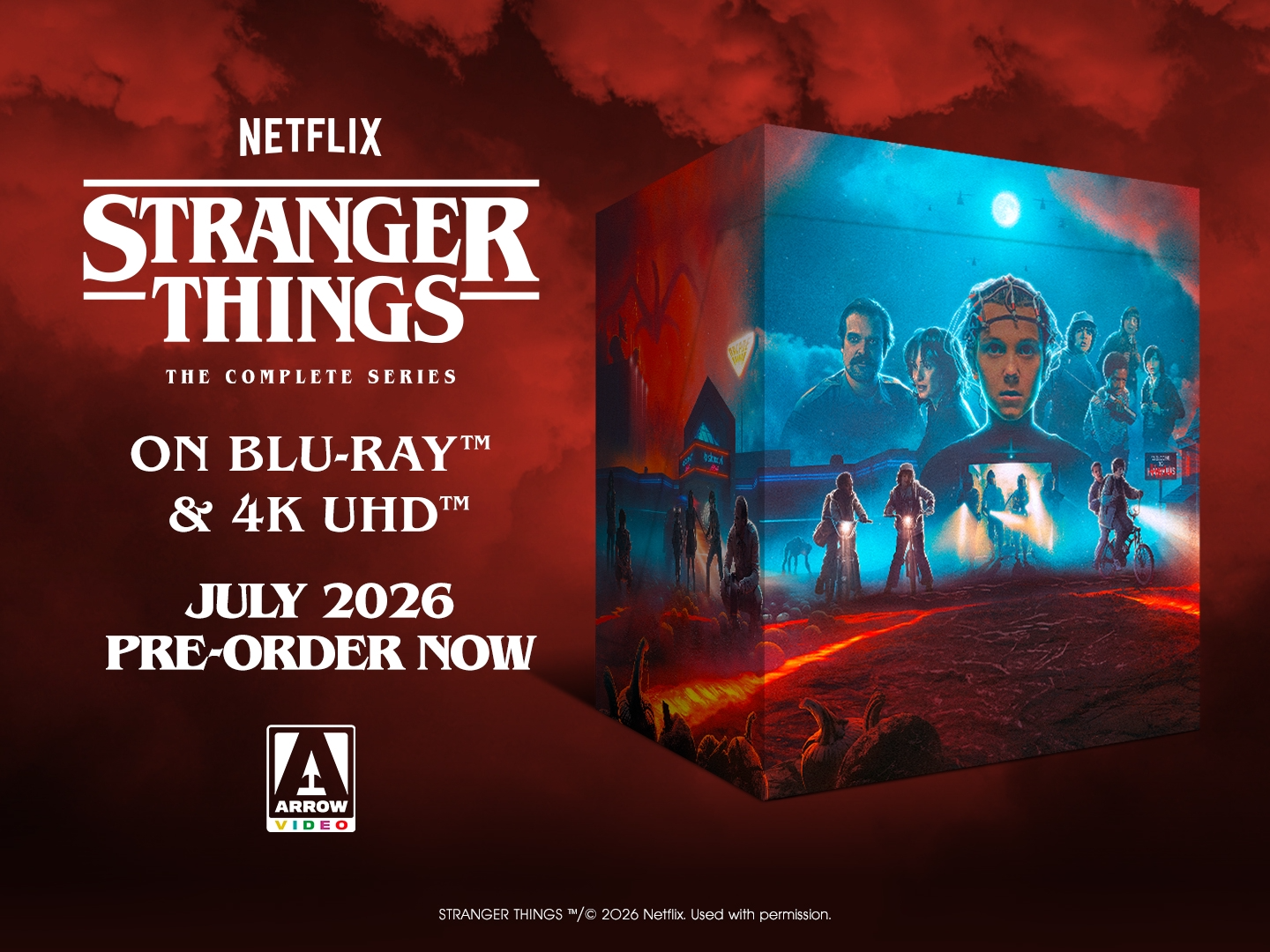Arrow Video US Announces Stranger Things on Blu-ray & 4K, Exclusively ...